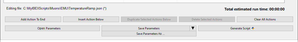 Script Generator: Display Location of Saved Parameters File · Issue #5969 · ISISComputingGroup ...