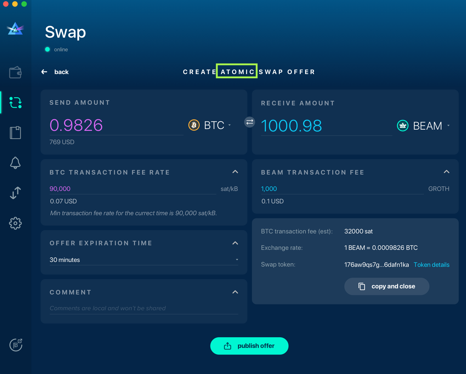 Confidential assets swap UI · Issue #585 · BeamMW/beam-ui · GitHub