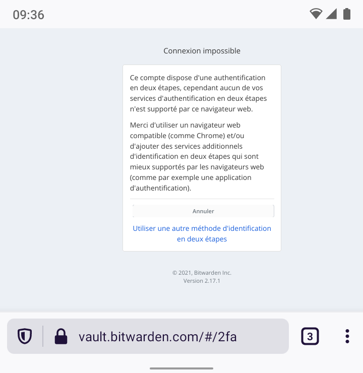 U2F does not work on Android Nokia 5.3 · Issue #762 · bitwarden/web · GitHub