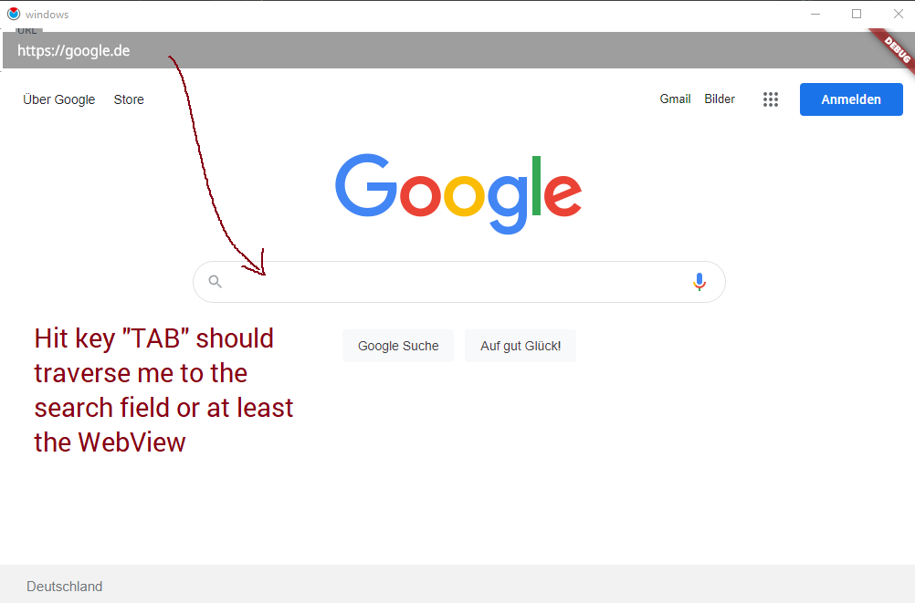 Focus the webview with tab · Issue #117 · jnschulze/flutter-webview-windows · GitHub