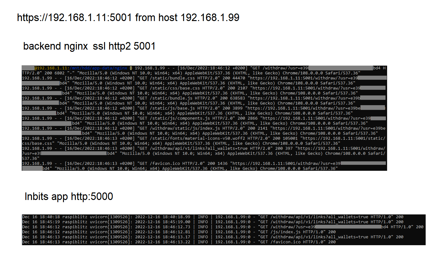 LNbits LNURL withdraw not working with front end nginx proxy · Issue #3535 · raspiblitz ...