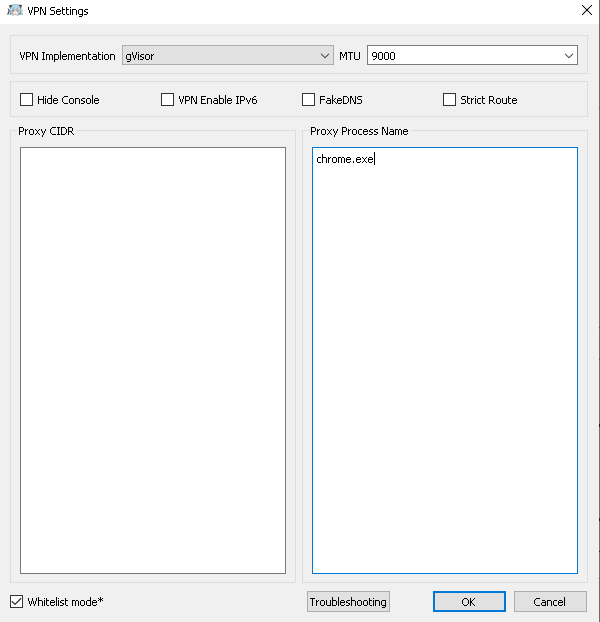Vpn Whitelist Mode Not Working Good · Issue 446 · Matsuridayonekoray
