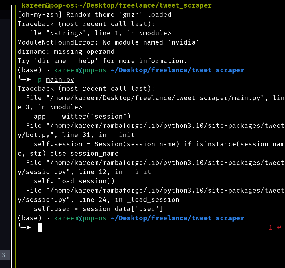 How To Solve This Error · Issue 107 · Mahrtayyabtweety · Github 