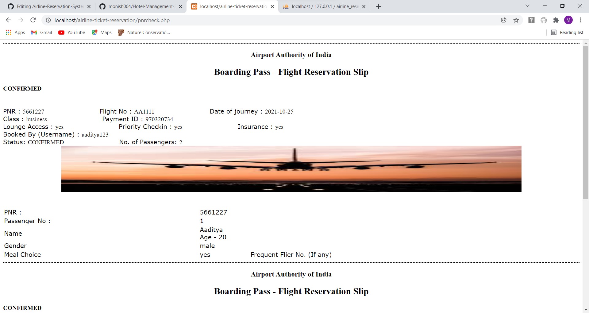 GitHub - monish004/Airline-Reservation-System