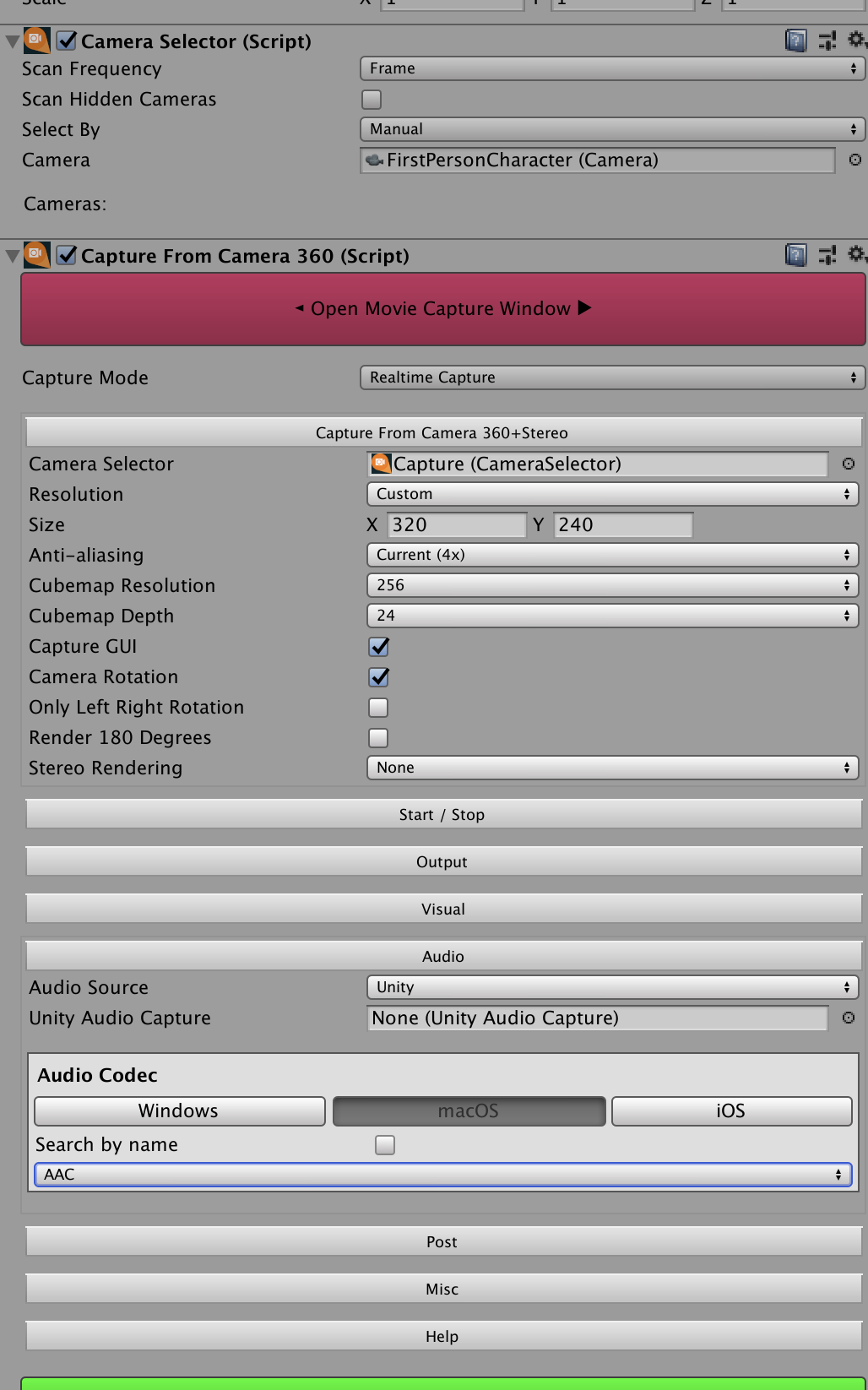 Audio not recording in macOS · Issue #75 · RenderHeads/UnityPlugin-AVProMovieCapture · GitHub