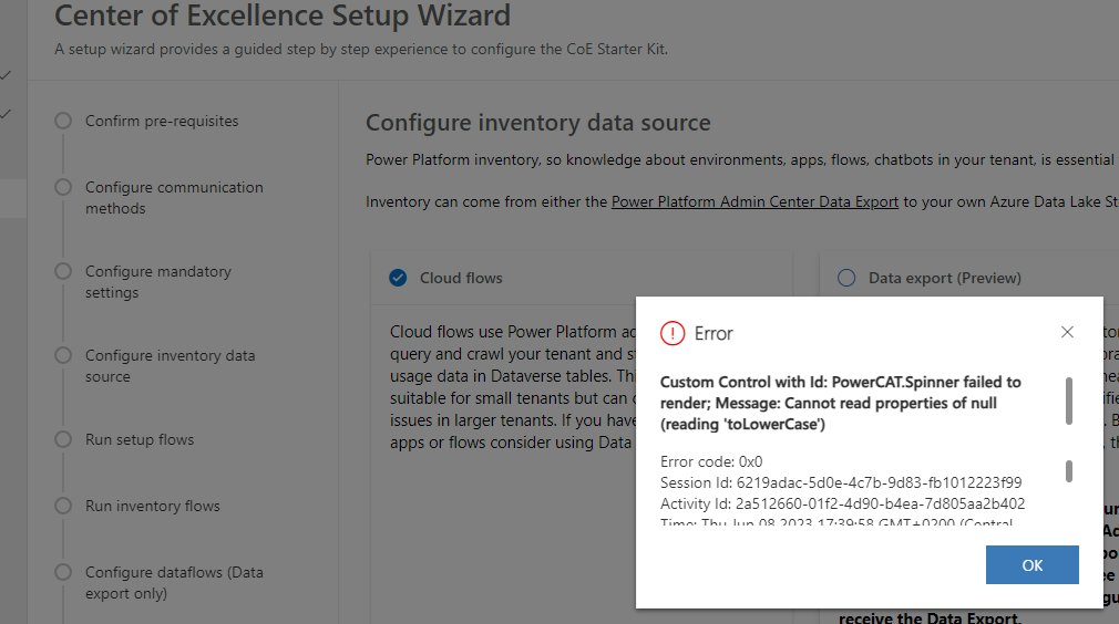 [CoE Starter Kit - QUESTION] Creator kit controls broken with a product change rolling out now ...