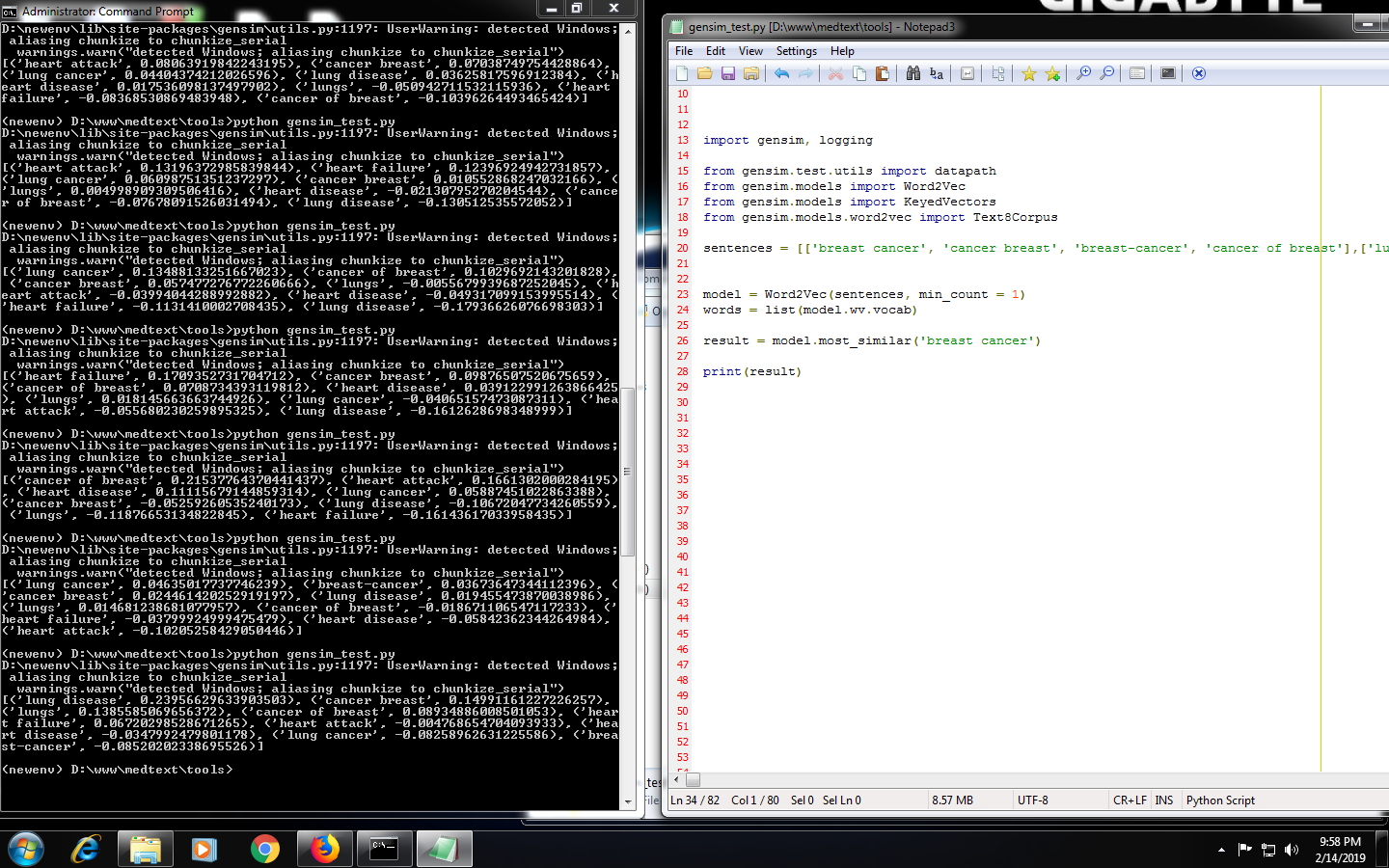 Different result everytime with Word2Vec · Issue #2383 · piskvorky/gensim · GitHub