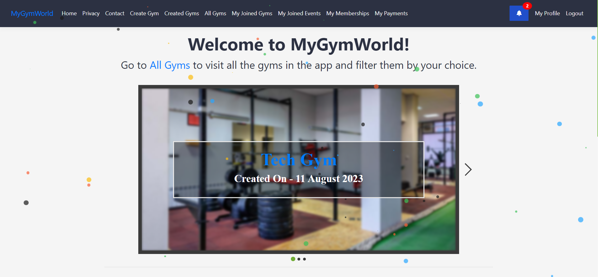 GitHub - GeorgiKostadinovPro/MyGymWorld: MyGymWorld is my defense project for ASP.NET Advance ...