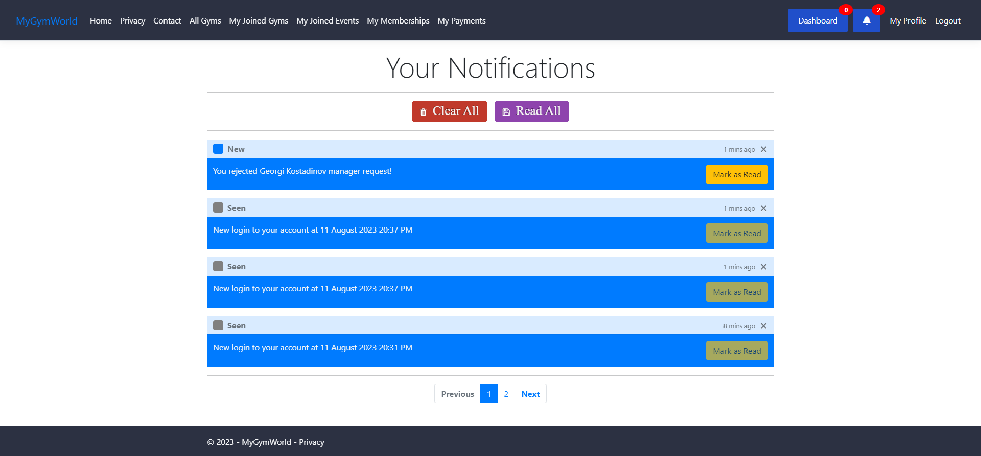 GitHub - GeorgiKostadinovPro/MyGymWorld: MyGymWorld is my defense project for ASP.NET Advance ...