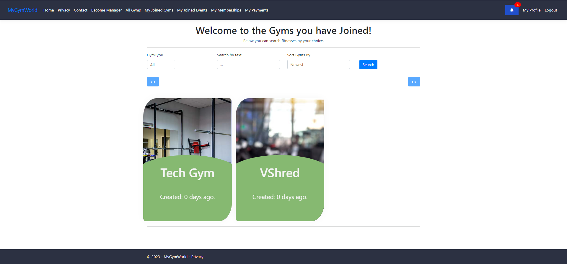 GitHub - GeorgiKostadinovPro/MyGymWorld: MyGymWorld is my defense project for ASP.NET Advance ...