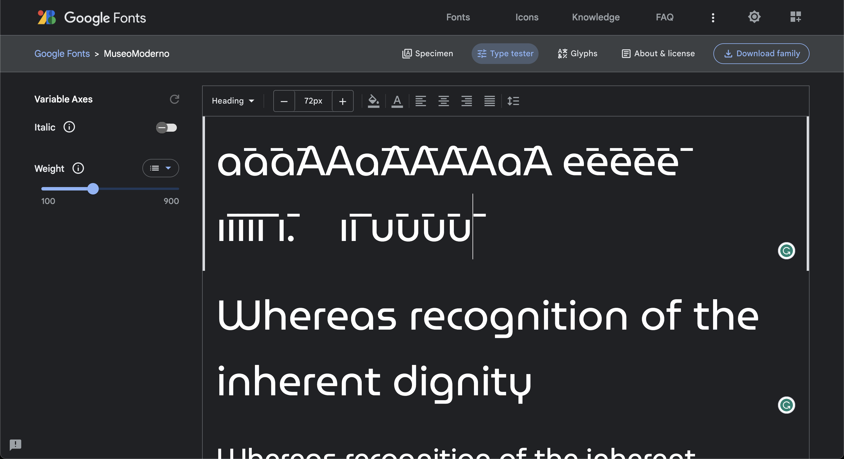 MuseoModerno bug · Issue #6644 · google/fonts · GitHub