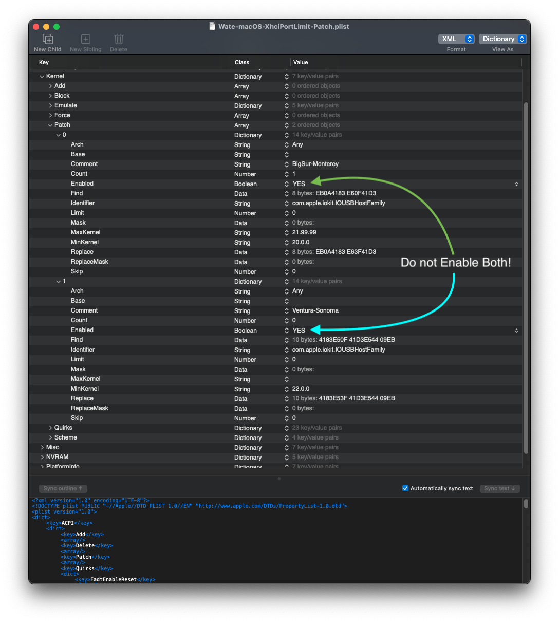USB restriction patches for MacOS11 to 14 systems, Check XhciPortLimit and then all USB ports ...