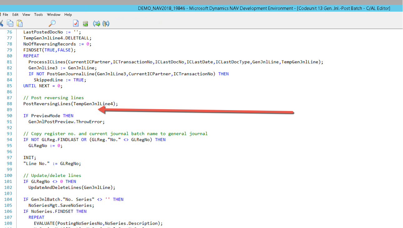 New Event request for codeunit 13 OnAfterPostReversingLines · Issue ...