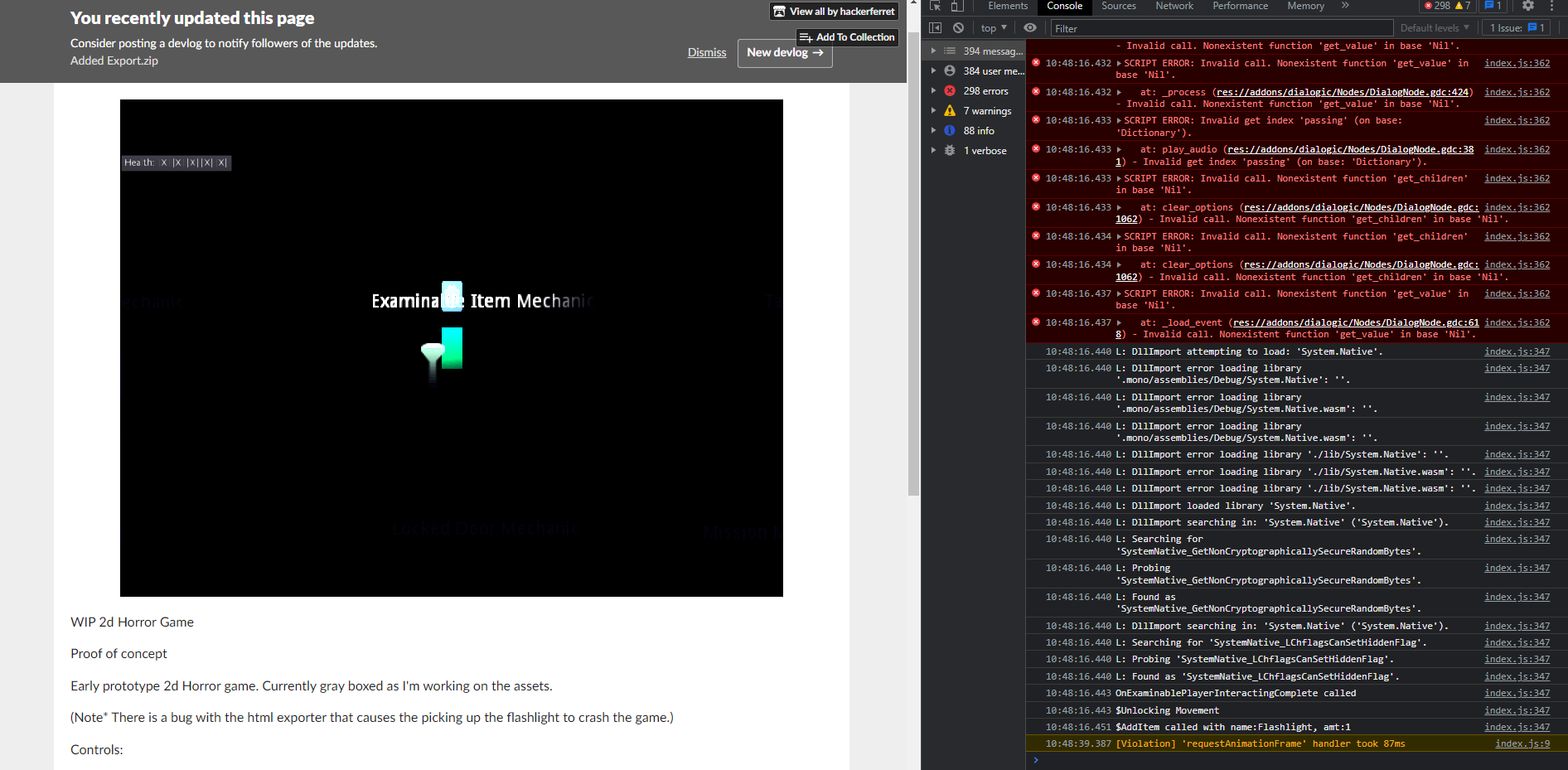 Custom events don't work when running on HTML5 or Linux · Issue #868 · dialogic-godot/dialogic ...