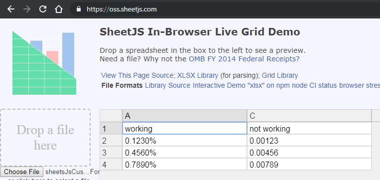 Custom Cell Format Not Applying · Issue 2565 · Sheetjssheetjs · Github 8303