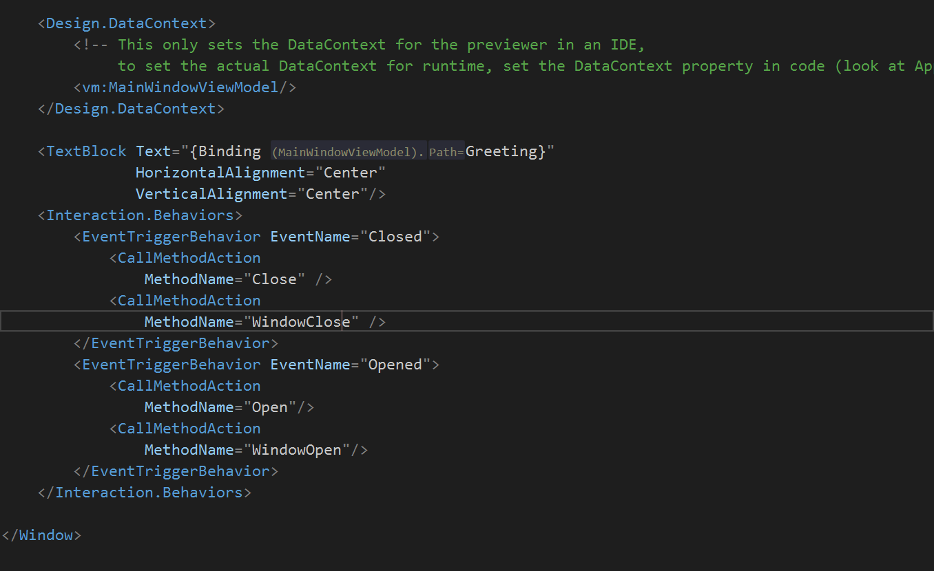 Using EventTriggerBehavior to bind the closed command doesn't work · Issue #139 · AvaloniaUI ...
