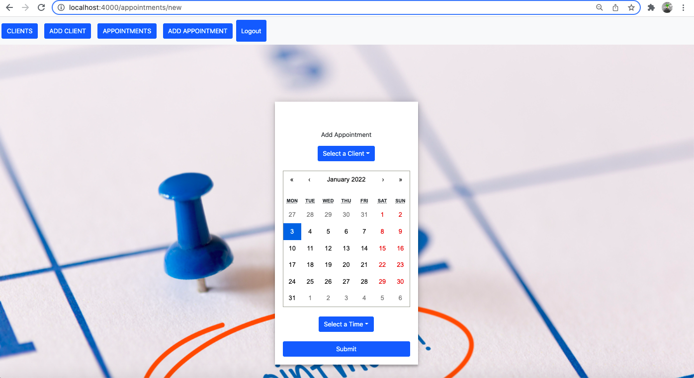 GitHub - rmorales723/trainer-appointment-scheduler: This project is a client management system ...