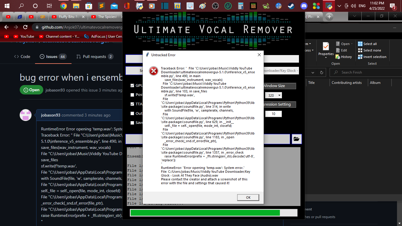 bug error when i ensembled and i update · Issue #164 · Anjok07 ...