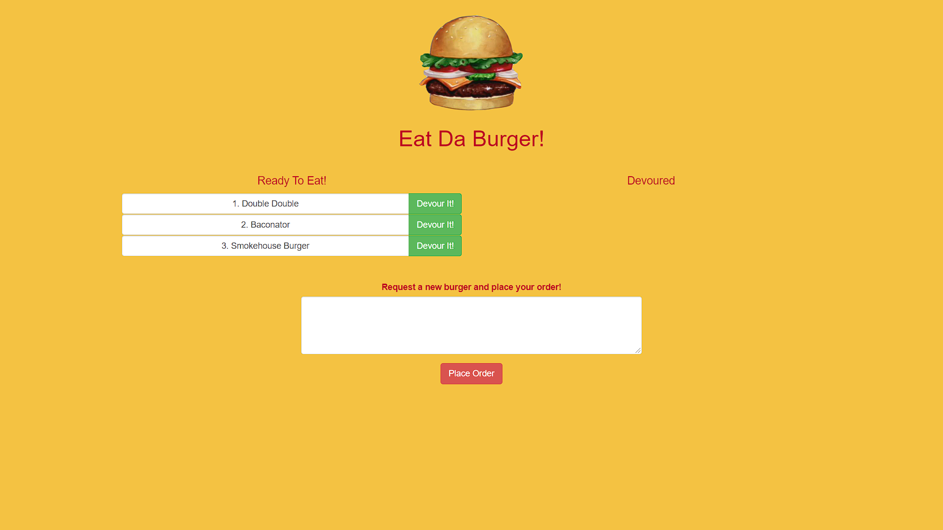 GitHub - DavidMark24/burger: A handlebars application where you can input a burger and the ...