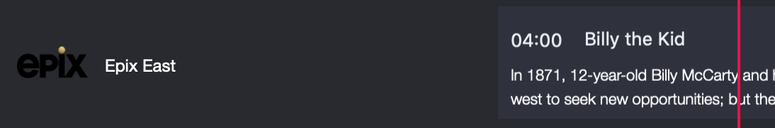 EPIX East · Issue #1257 · iptv-org/epg · GitHub