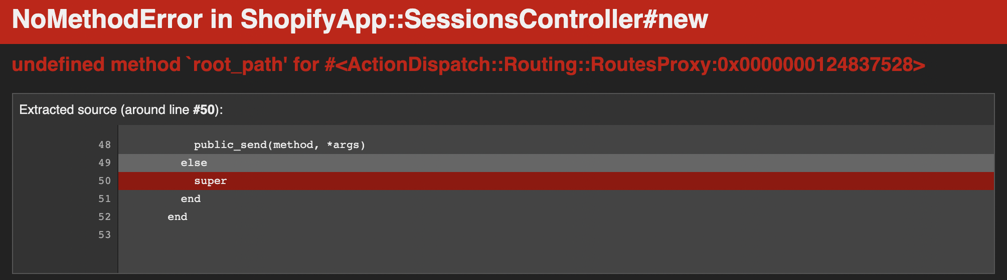 Why Am I Getting A `root Path` Error After Creating Shopify App Via Shopify Cli · Issue 1035