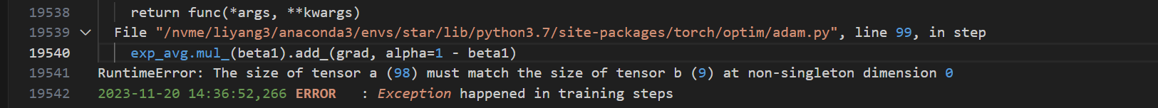 backward error in training · Issue #23 · ZhenglinZhou/STAR · GitHub