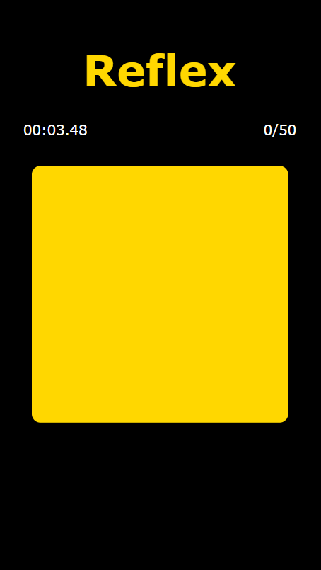 GitHub - MateuszOlszanecki/Reflex: Game that test reaction time. Player ...