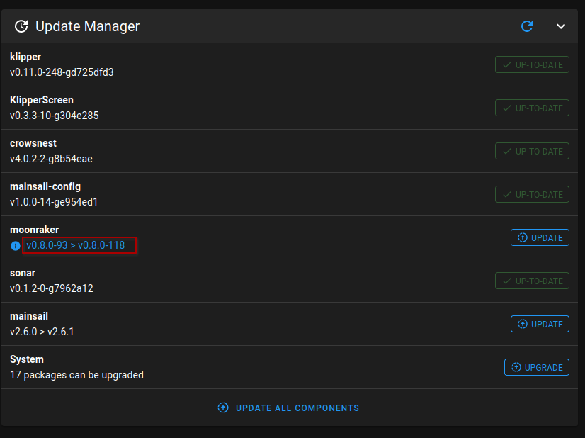 Link to release notes on update interface · Issue #1481 · mainsail-crew ...