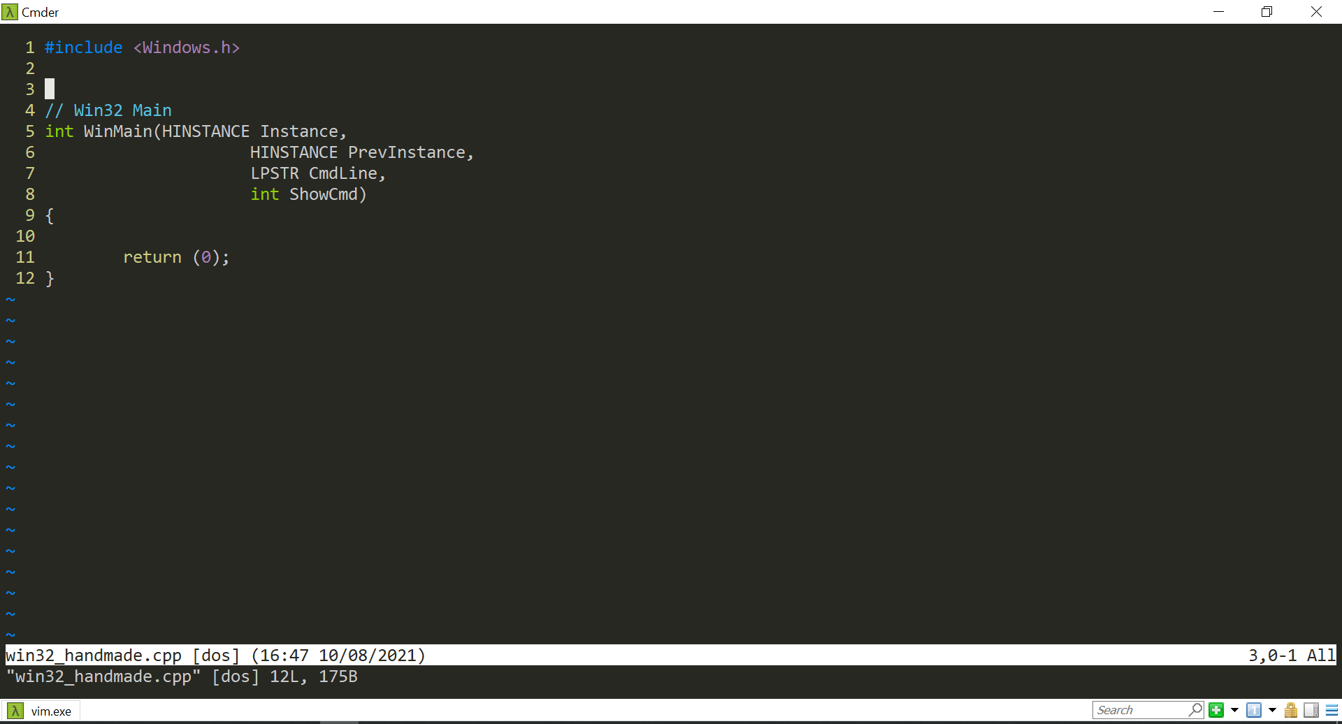 Neovim not working properly in cmder · Issue #2583 · cmderdev/cmder · GitHub