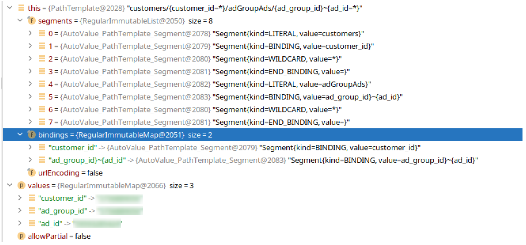 Resource Name formatting fails when the template has a '~' in it. · Issue #400 · googleads ...