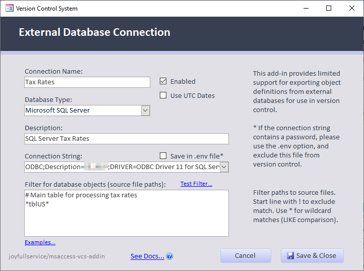 Tracking changes in related external database systems · Issue #415 · joyfullservice/msaccess-vcs ...