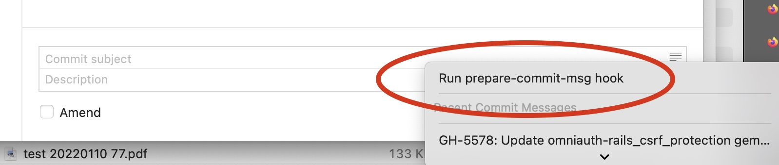 Feature Request Default Commit Message · Issue 593 · Fork Devtracker · Github