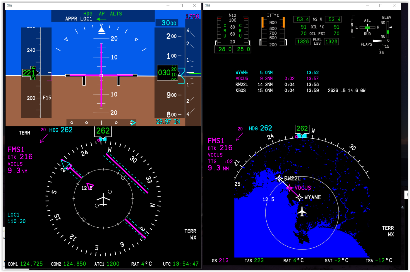 Localizer course needle swings to 180° off course after Nav-to-Nav ...