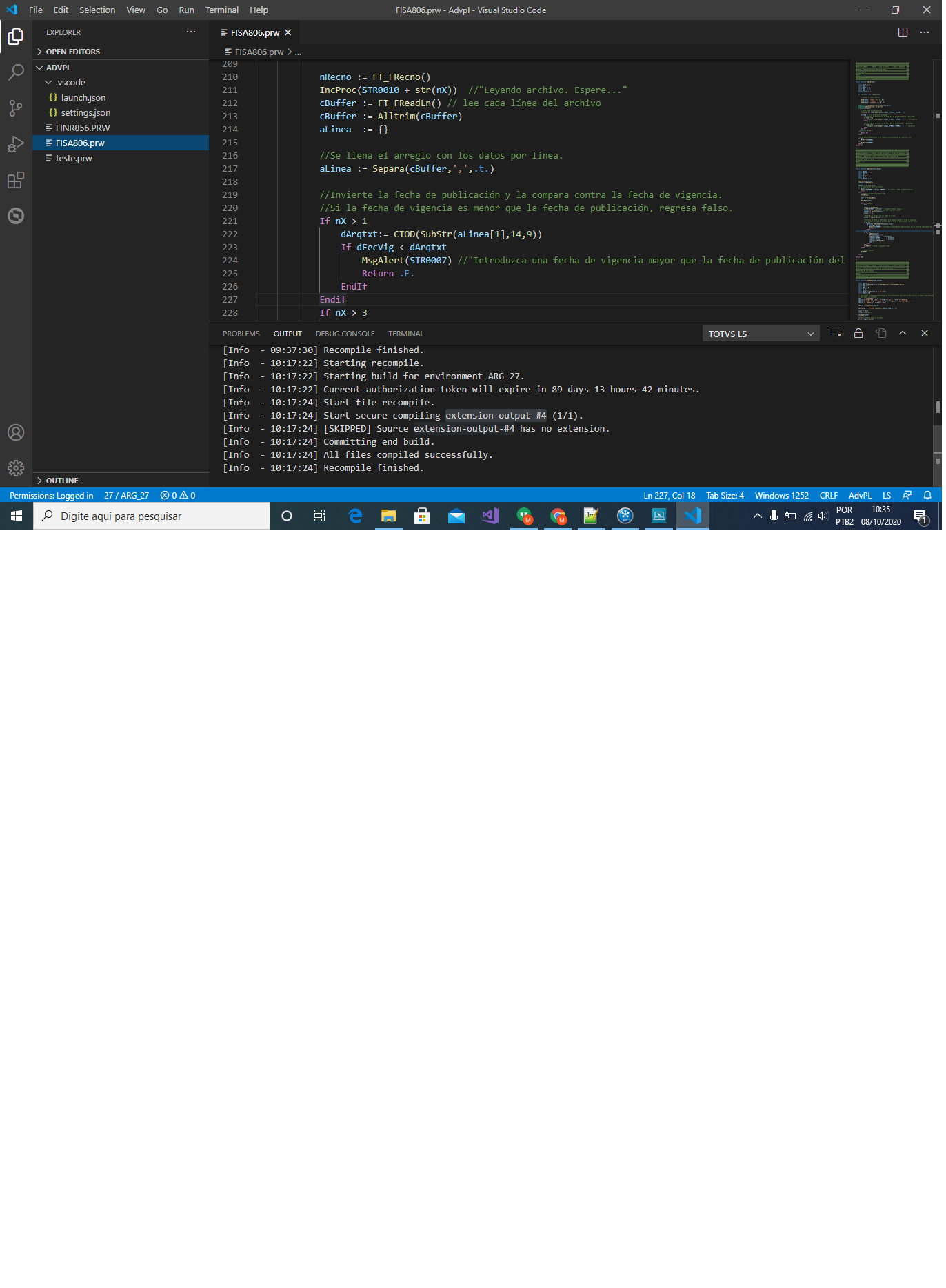 VsCode não compila · Issue #539 · totvs/tds-vscode · GitHub