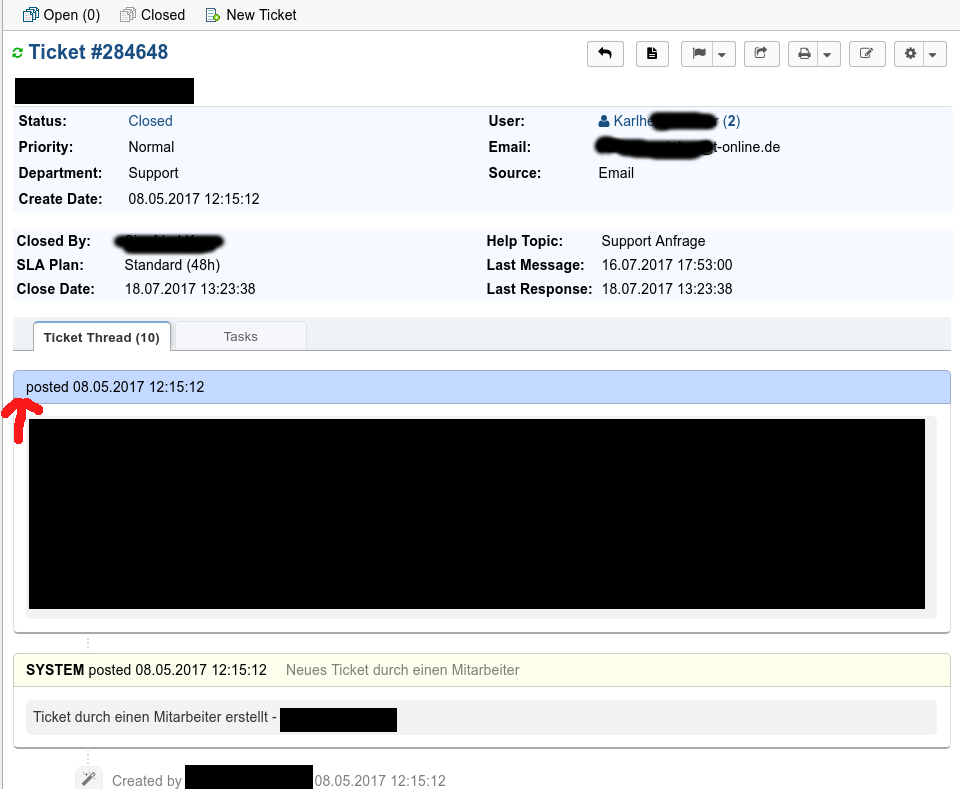 Empty user name/email for posted info · Issue #4120 · osTicket/osTicket · GitHub