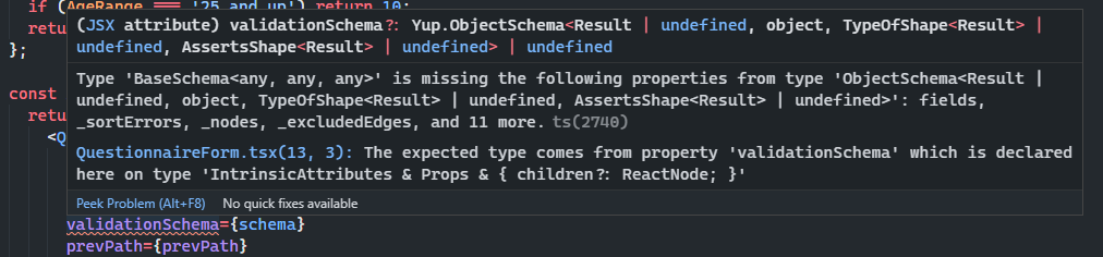 bug after update 0.31.1 -> 0.32.0 · Issue #1140 · jquense/yup · GitHub