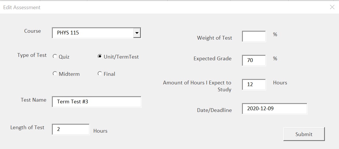 GitHub - lmtroper/personal-school-management-tool: An Excel tool ...