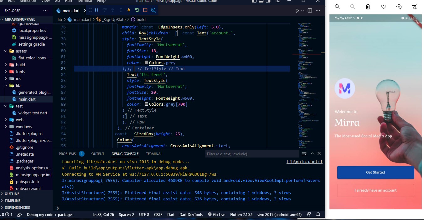 GitHub - sublime247/MiraSignup
