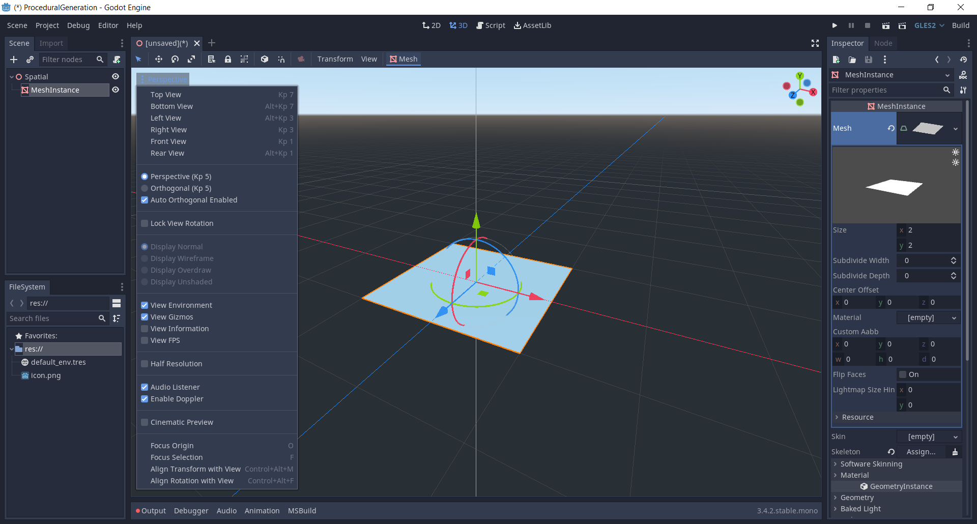 Improve reporting of debug draw modes not working in GLES2 · Issue #58792 · godotengine/godot ...