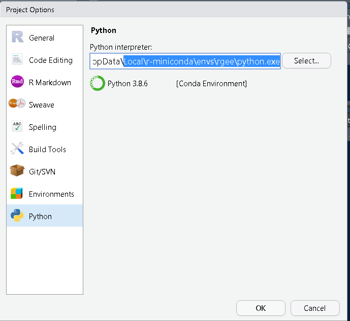 Error：ee_install() and ee_Initialize() · Issue #99 · r-spatial/rgee · GitHub