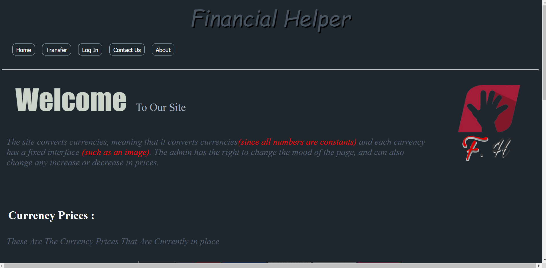 GitHub - EssamSheriff/Financial-Helper: Financial Helper