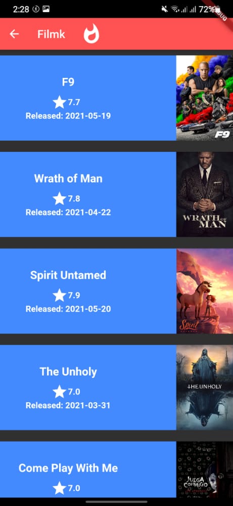 GitHub - EssamSheriff/MovieApp: complete App with Flutter