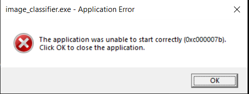 Difficulty compiling/running the `c_cxx` examples. MNIST example works ...