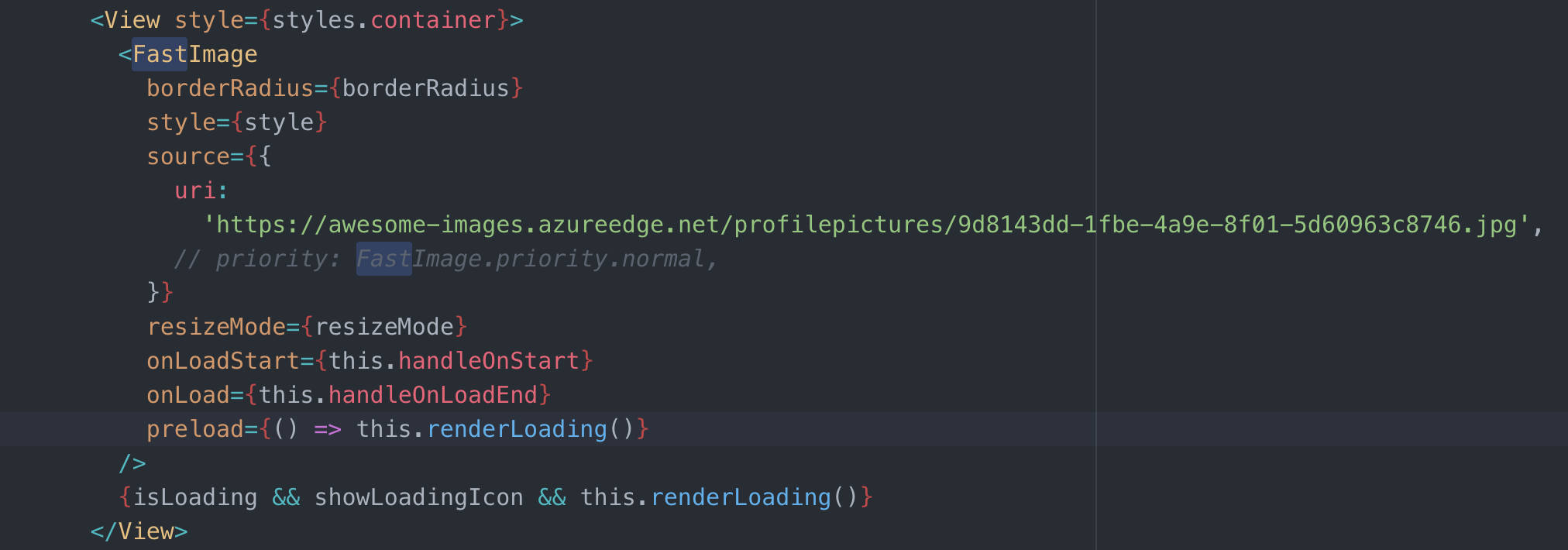 Error while updating property 'source' of a view managed by: FastImageView null null · Issue #27 ...