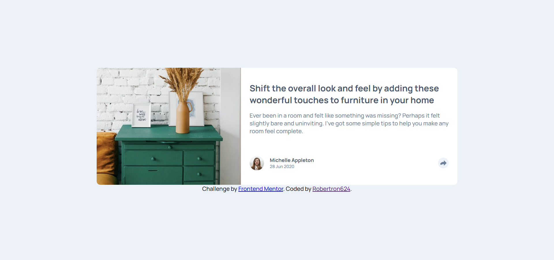 Github Robertron624 Article Preview Component