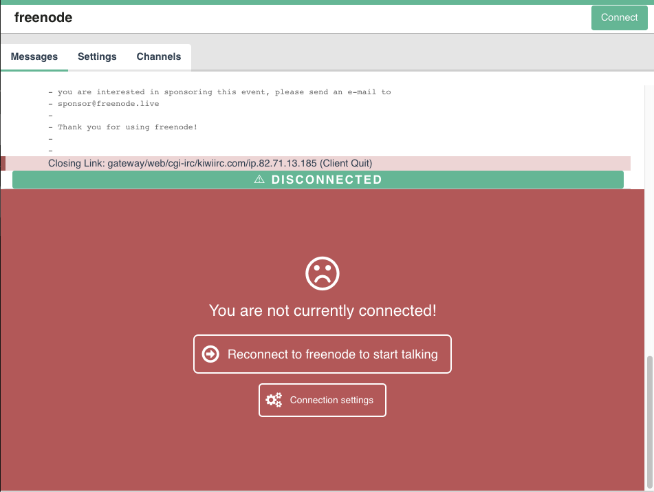 Messy messagelist layout when disconnected · Issue #281 · kiwiirc/kiwiirc · GitHub