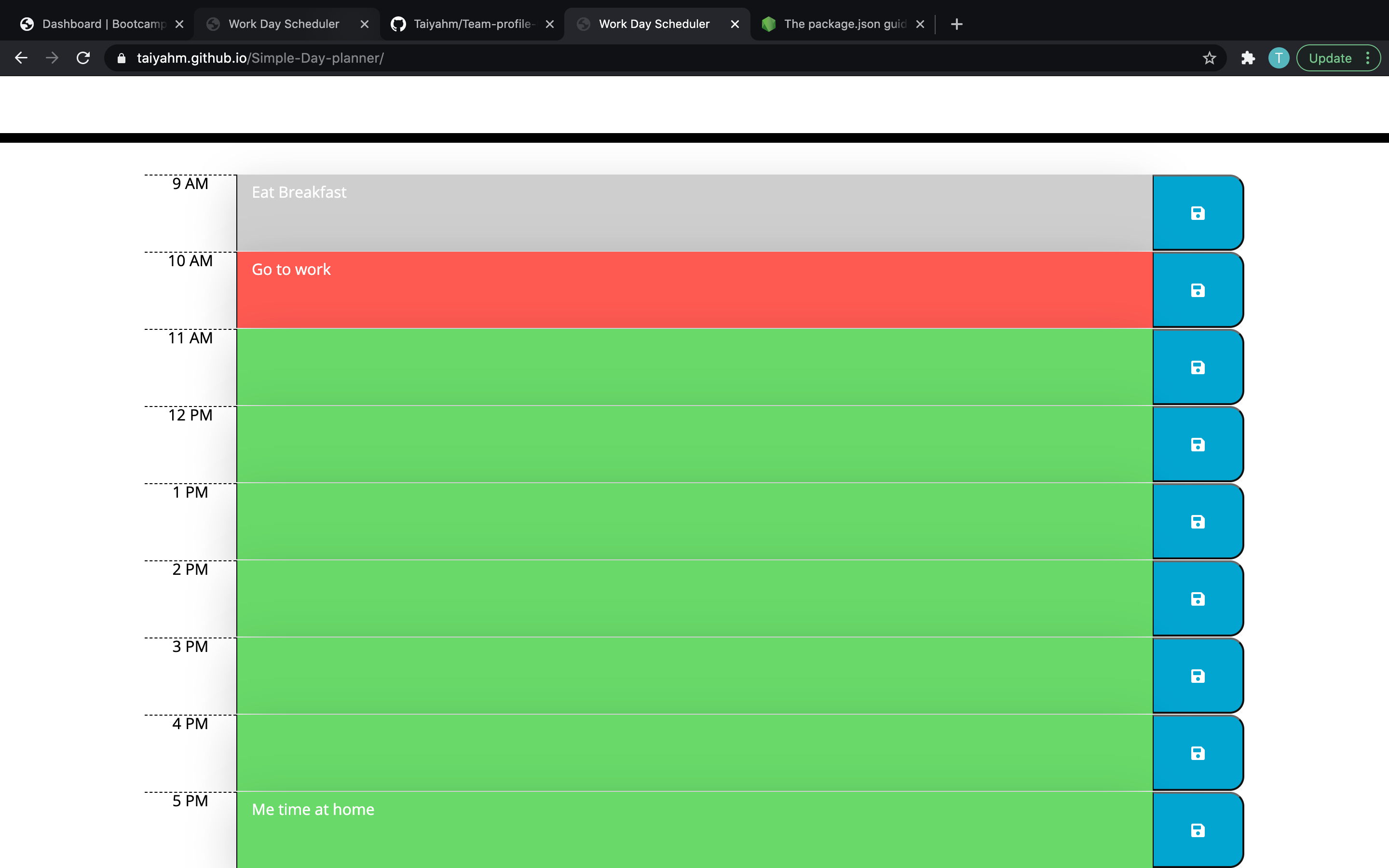 GitHub - Taiyahm/Simple-Day-planner: The project is a daily planner for ...