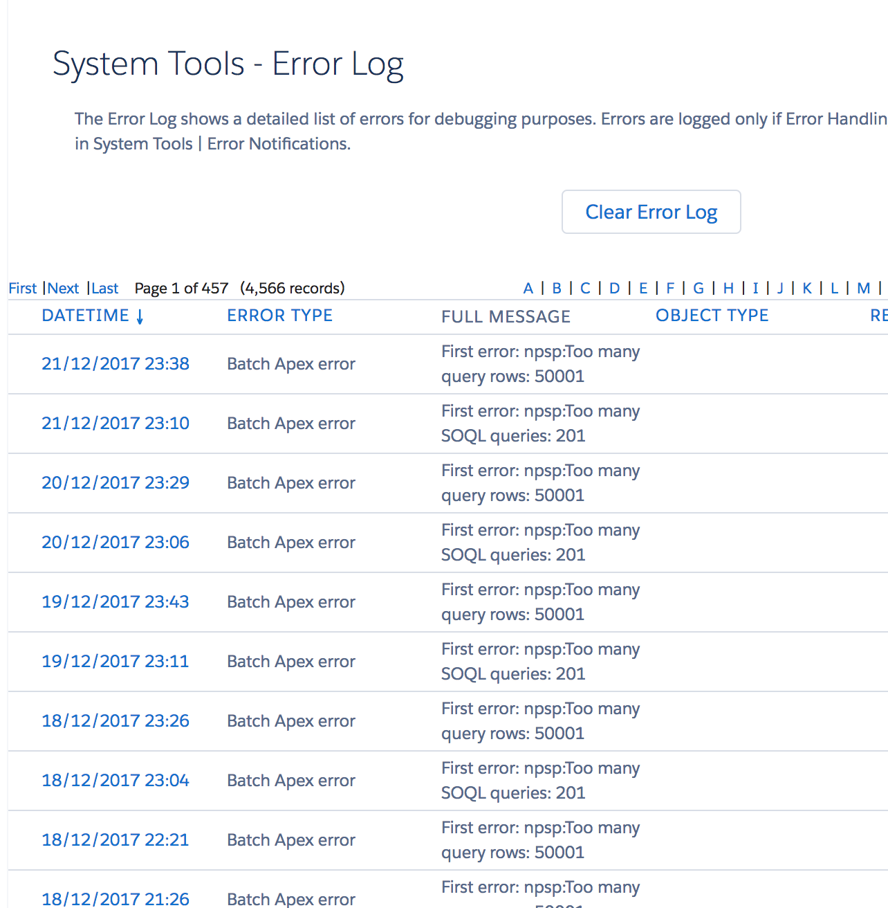 First Error Npsptoo Many Query Rows 50001 · Issue 2893