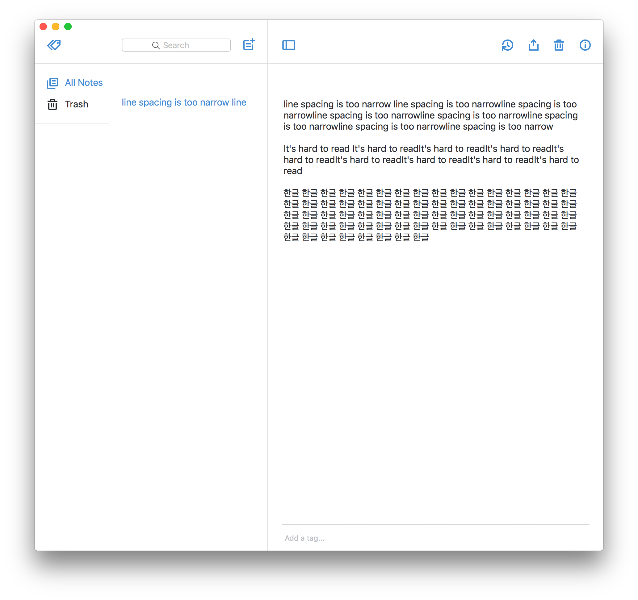 Line spacing is too narrow · Issue #195 · Automattic/simplenote-macos · GitHub