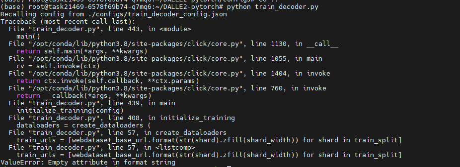Error when loading the webdataset · Issue #134 · lucidrains/DALLE2-pytorch · GitHub